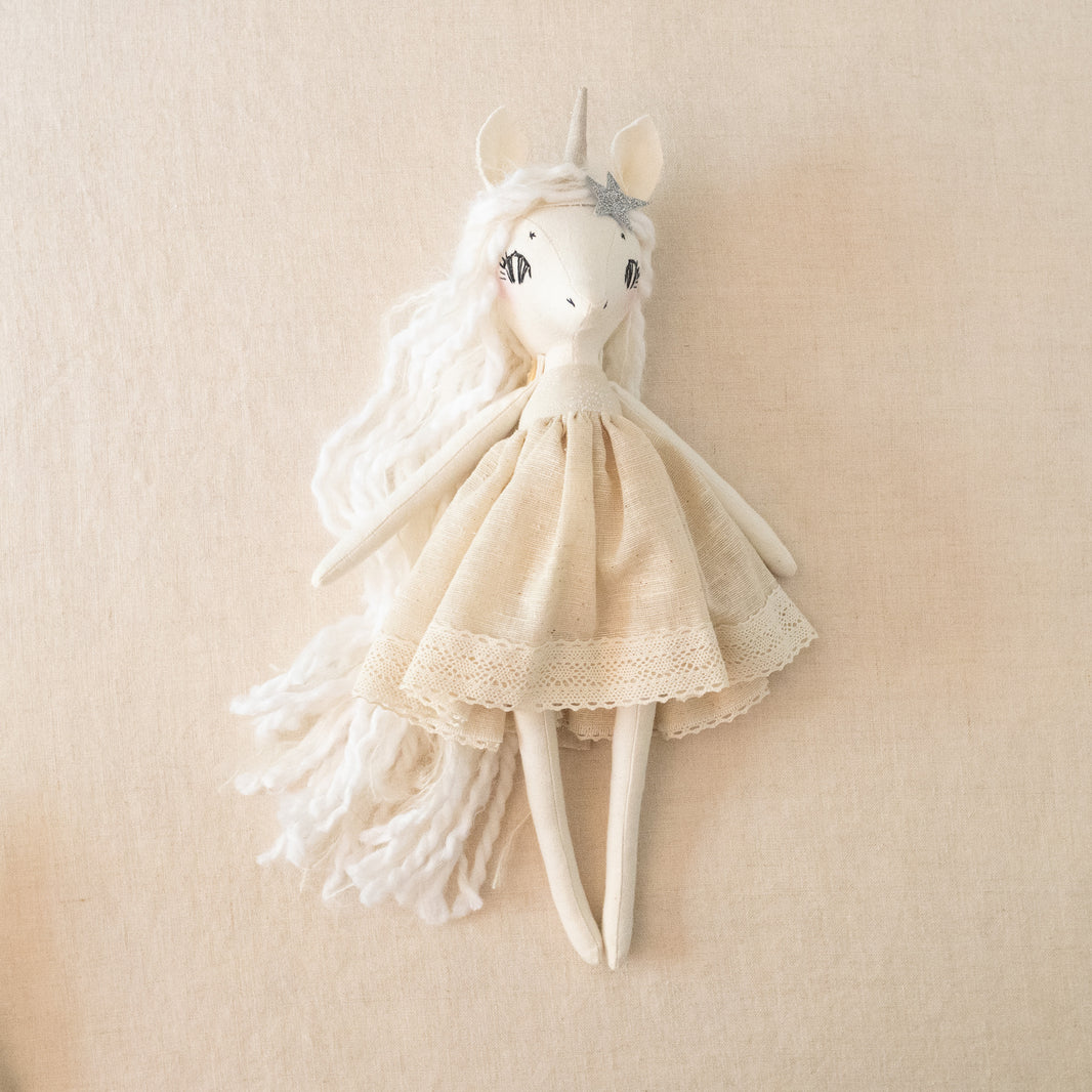 Unicorn Doll - Handmade Bespoke Unicorn Doll by Forest Creature