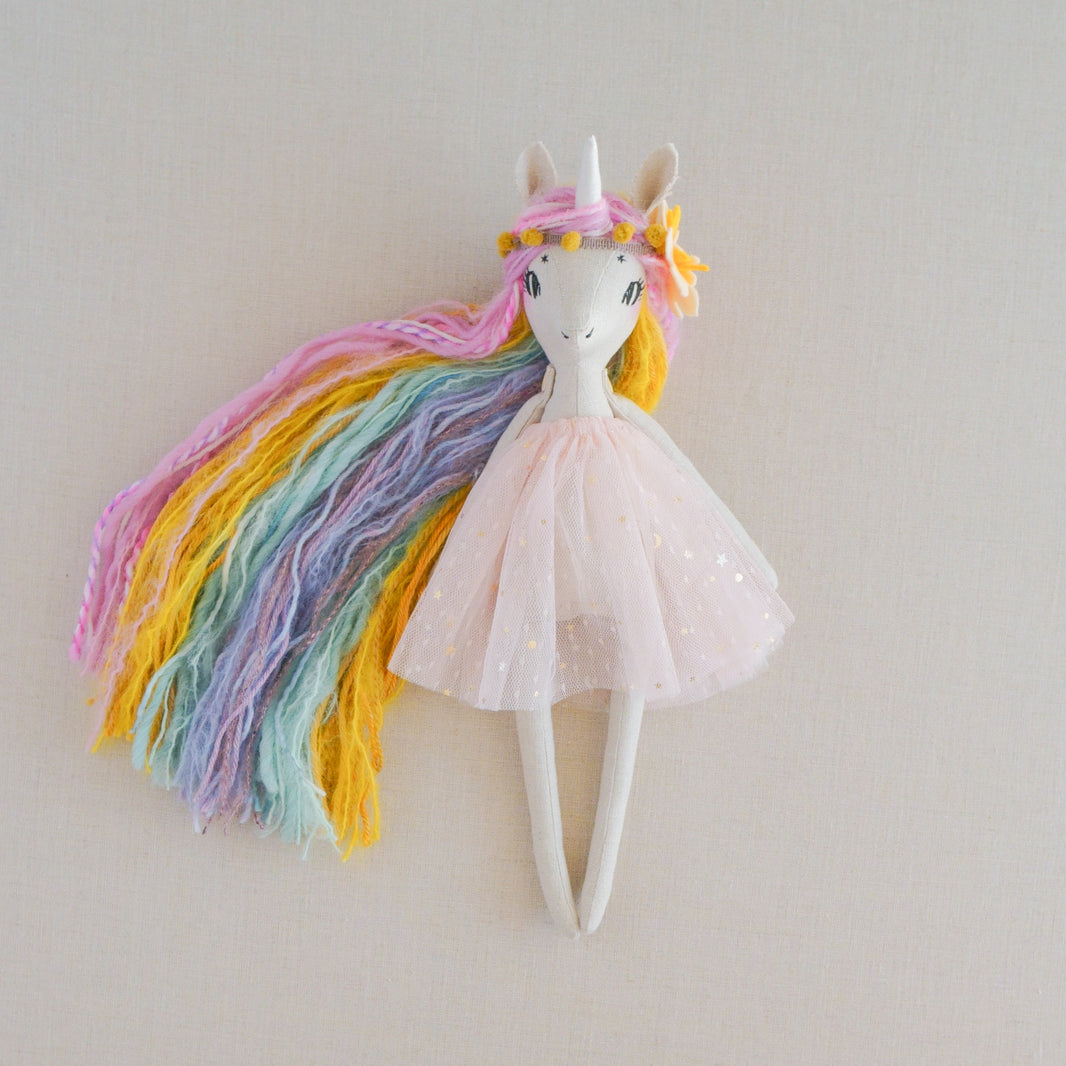 Unicorn Doll - Handmade Bespoke Unicorn Doll by Forest Creature